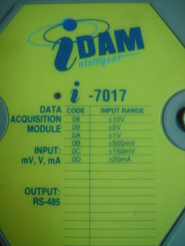 IDAM I-7017 ICP - 裕益科技自動化設備可程式編碼器PLC分散式控制系統DCS